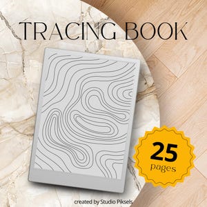 Tracing Book Bundle for Remarkable Paper Pro, Eink Adult Tracing Book ...
