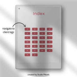 Client Record Book for Remarkable Paper Pro, Client Tracker, Client ...