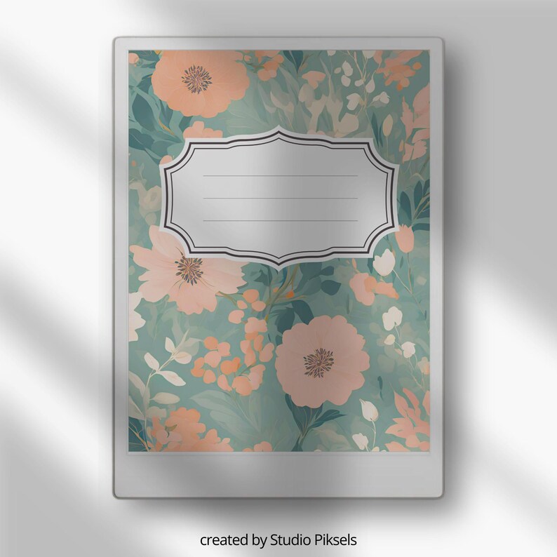 Floral Notebook Cover for Remarkable Paper Pro, Cover Bundle for ...