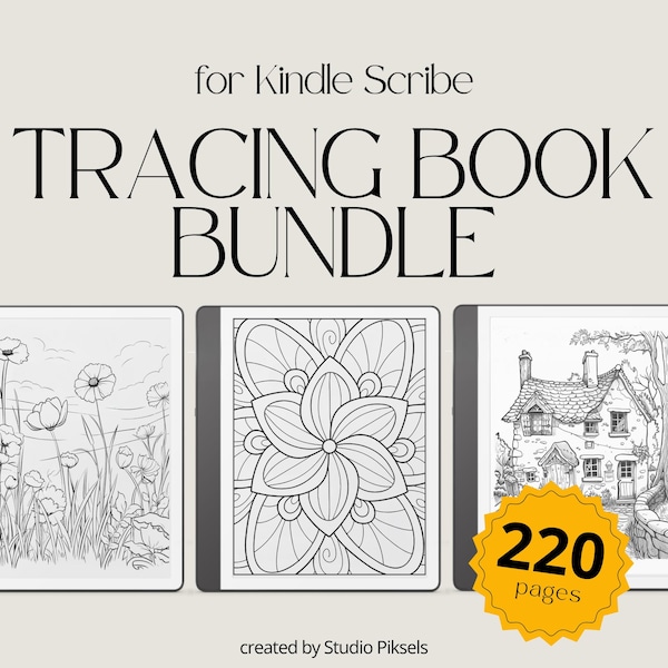 Kindle Drawing Template - Etsy