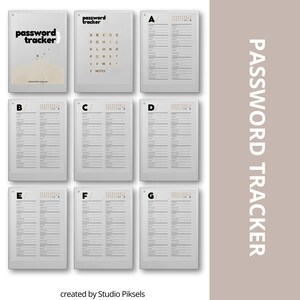 Password Tracker for Remarkable Paper Pro, Eink Password Manager ...