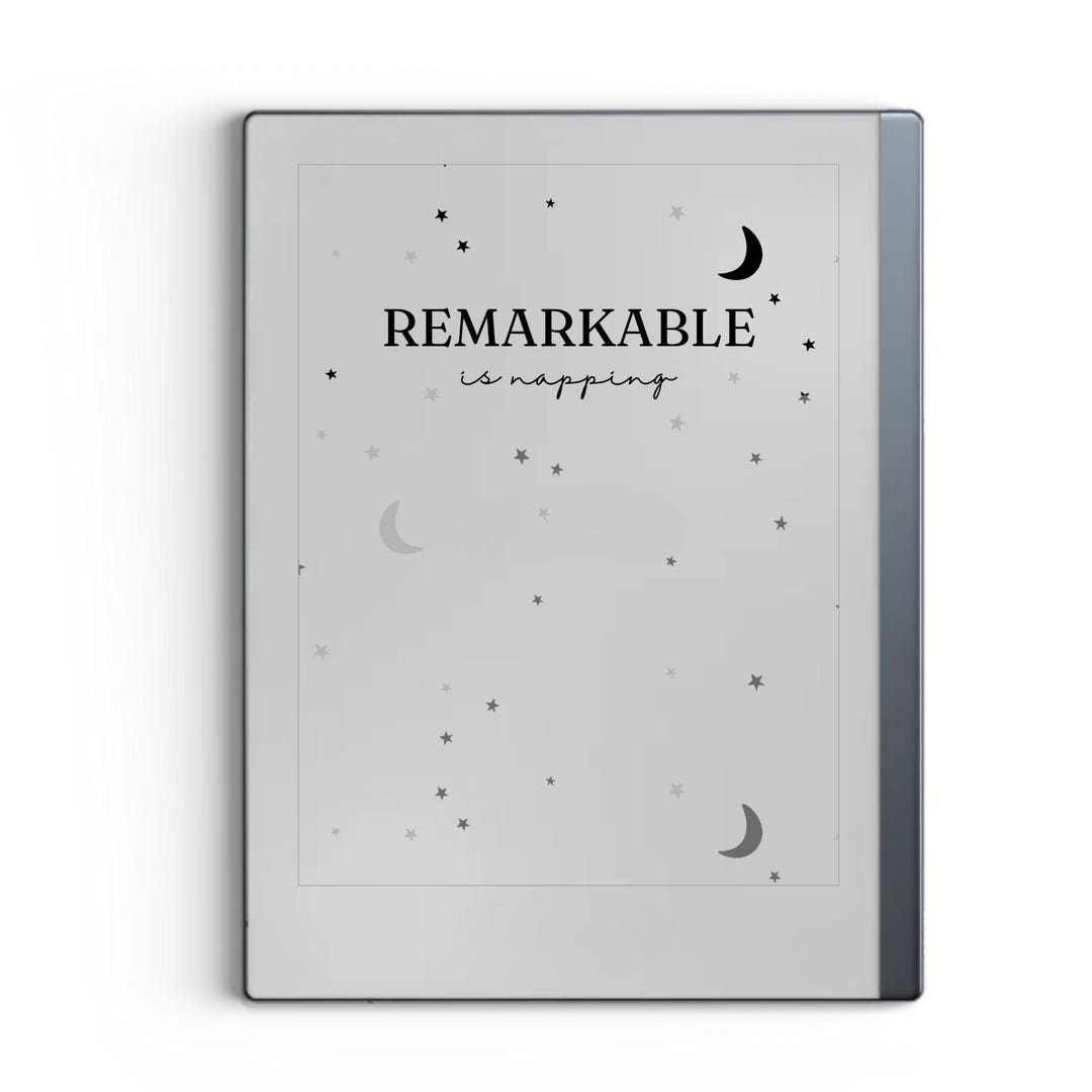 Sleep Screen for Remarkable With Night Sky, Cover for Remarkable, Gift ...