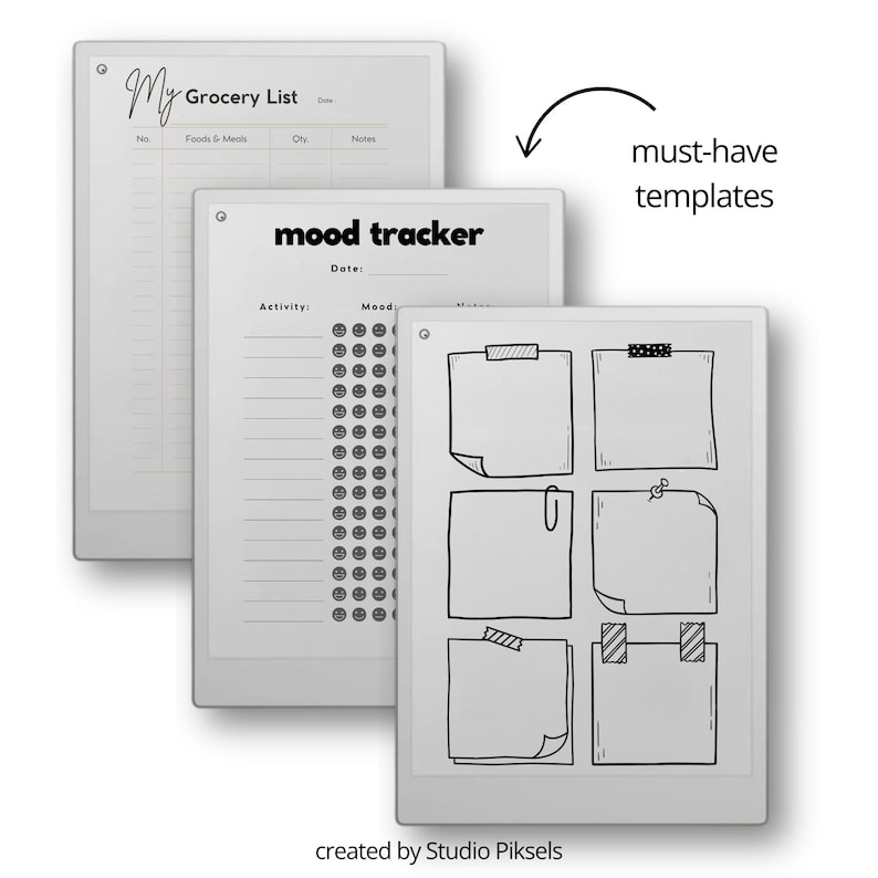 Ultimate Template Bundle for Remarkable Paper Pro: Starter Bundle With ...