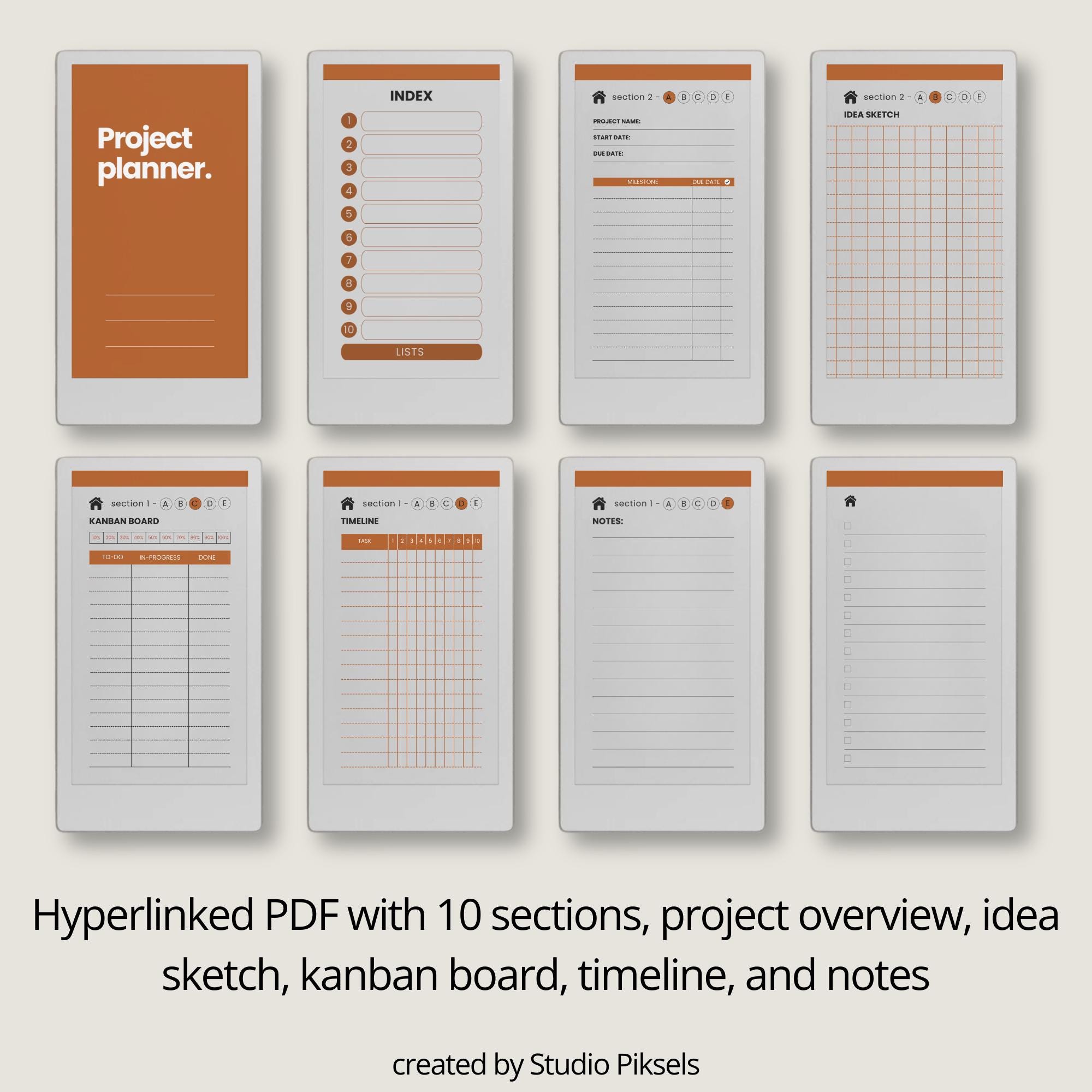 Project Planner for Remarkable Paper Pro Move: Project Management With ...
