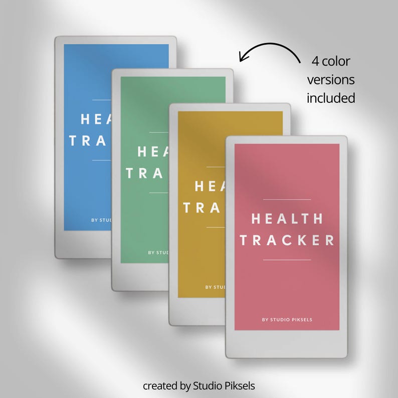 Health Tracker for Remarkable Paper Pro Move – Wellness Journal & Self ...