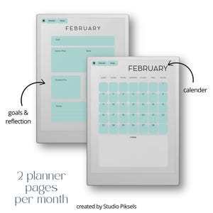 2025 Planner for Remarkable Paper Pro, Digital Hyperlinked Personal ...