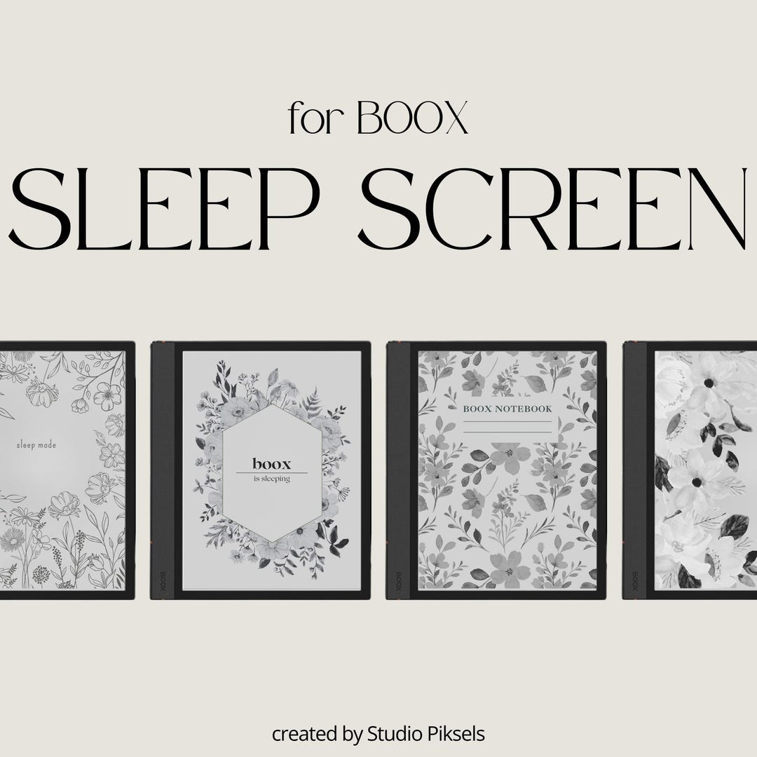 Sleep Screen Bundle for BOOX, Cover for BOOX, Screensaver for BOOX ...
