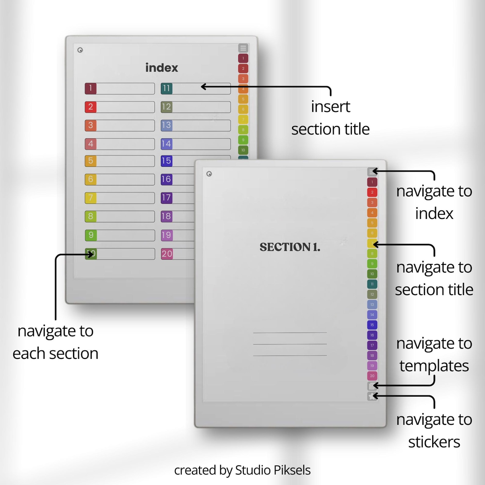 Unlimited Mind Map Notebook for Remarkable Paper Pro, Idea Planner ...