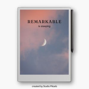 Sleep Screen Bundle for Remarkable Paper Pro With Night Sky, Cover for ...