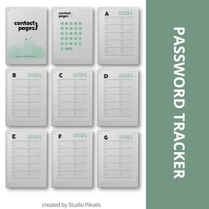 Address Book for Remarkable Paper Pro, Hyperlinked Digital Address Book ...