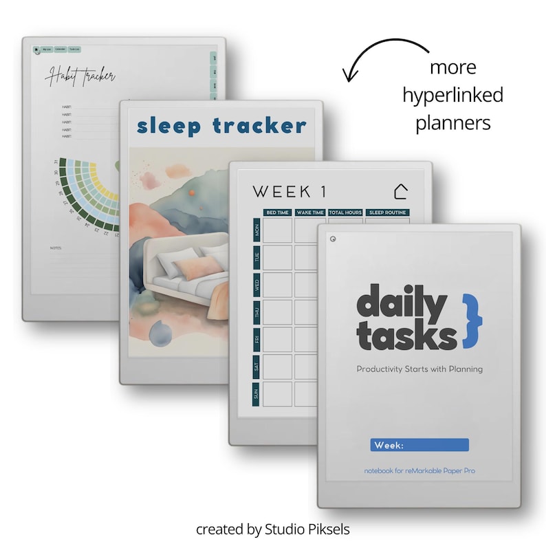 Ultimate Template Bundle for Remarkable Paper Pro: Starter Bundle With ...