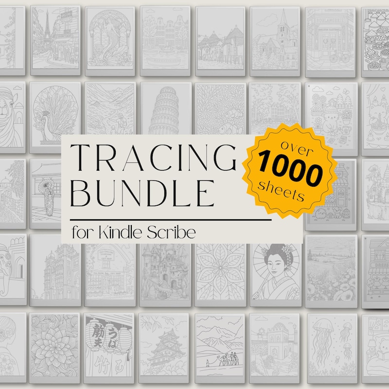 Tracing Book for Kindle - Etsy