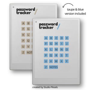 Password Tracker for Remarkable Paper Pro, Eink Password Manager ...