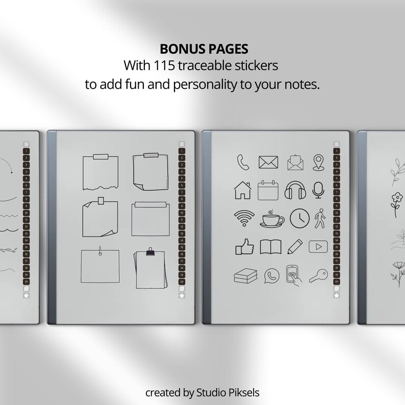 Unlimited Meeting Minutes Notebook for Remarkable 2, Meeting Notes ...