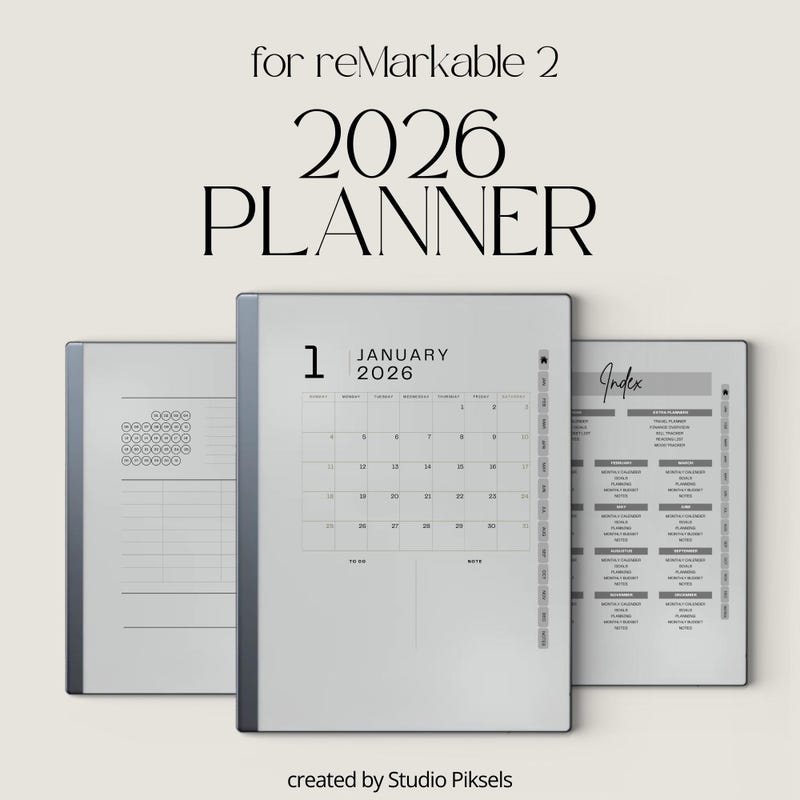 2026 One Note Calender - Etsy