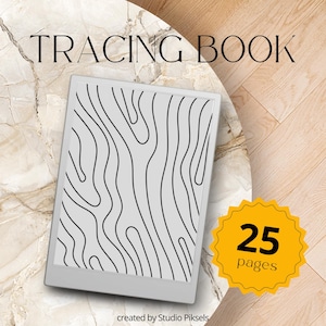 Patterns Tracing Book for Remarkable Paper Pro, Eink Adult Tracing Book ...