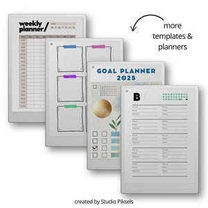 Starter Bundle for Remarkable Paper Pro, Productivity Templates for ...