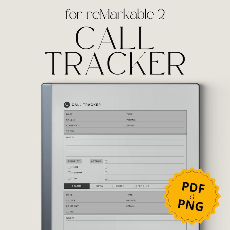 Printable Phone Log Book - Etsy UK