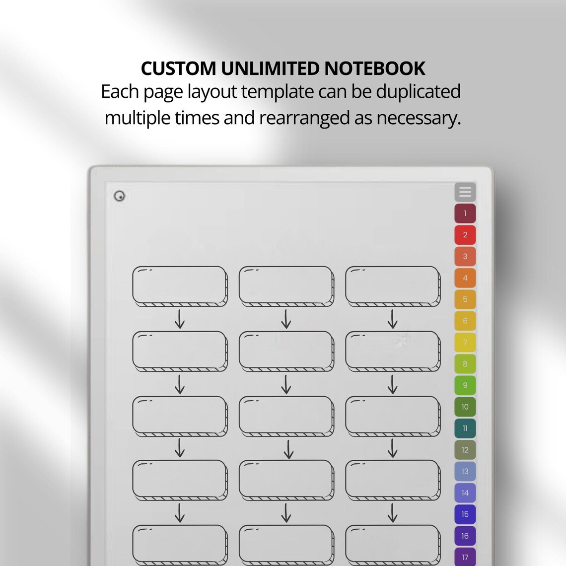 Unlimited Mind Map Notebook for Remarkable Paper Pro, Idea Planner ...