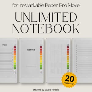 Remarkable Paper Pro Unlimited Notebook - Etsy