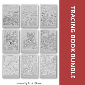 Tracing Book Bundle for Remarkable Paper Pro, Eink Adult Tracing Book ...