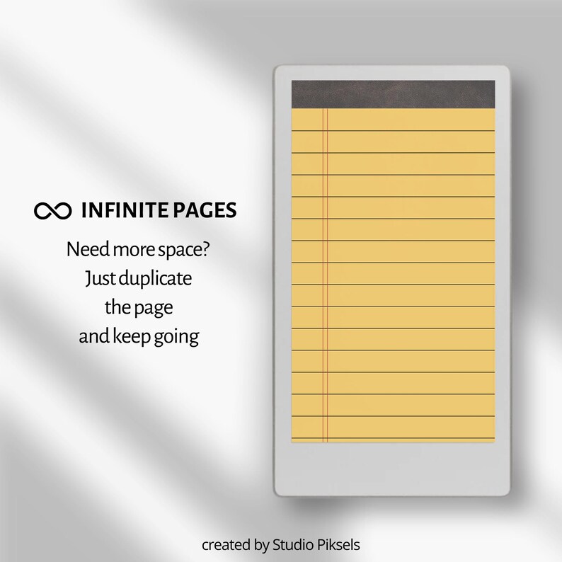 Legal Pad Paper Notebook for Remarkable Paper Pro Move: Yellow Notebook ...