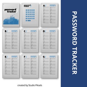 Password Tracker for Remarkable Paper Pro, Eink Password Manager ...