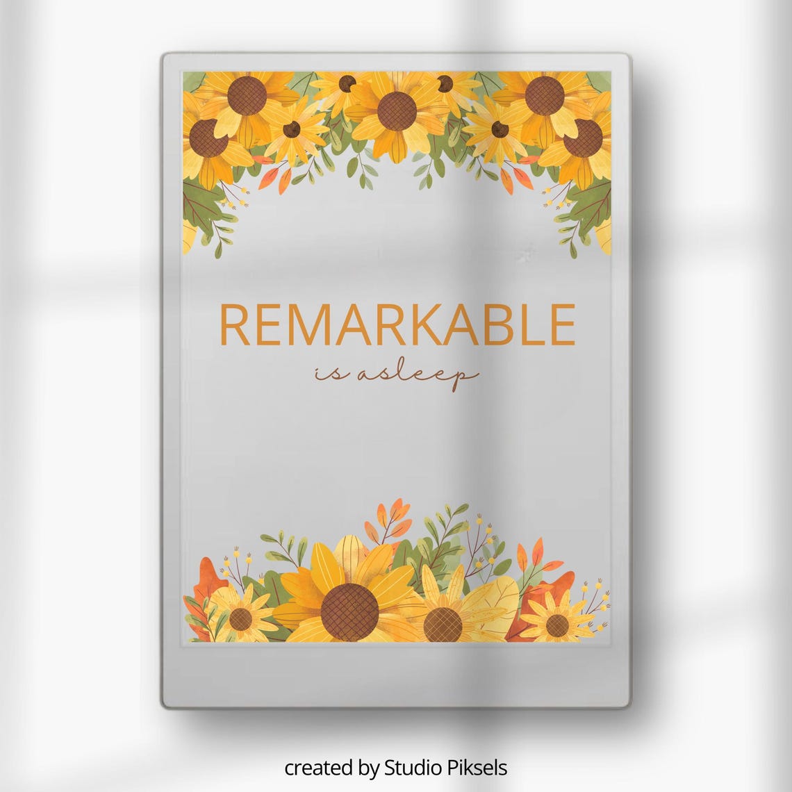 Sleep Screen for Remarkable Paper Pro With Sunflower Design, Cover for ...