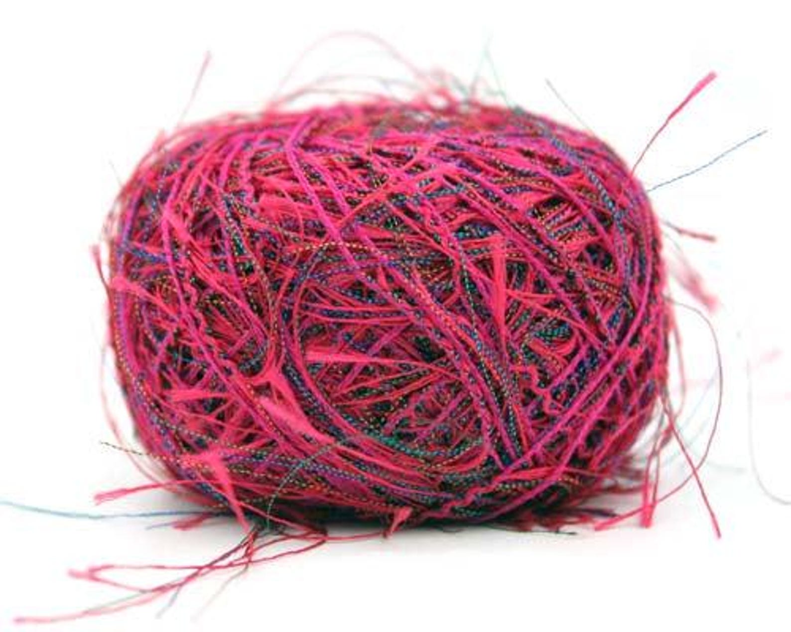 Metallic Eyelash Yarn: Shimmer Thread for Embellishments - Etsy