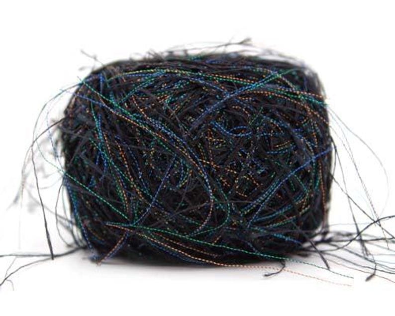 Metallic Eyelash Yarn: Shimmer Thread for Embellishments - Etsy