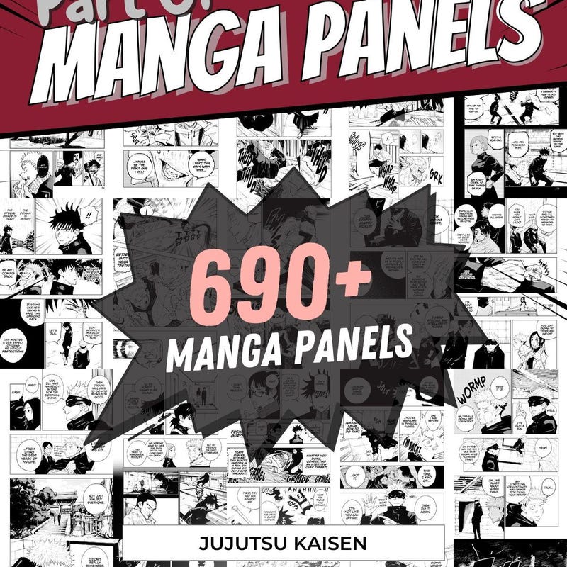 Jujutsu Kaisen Manga Panel - Etsy