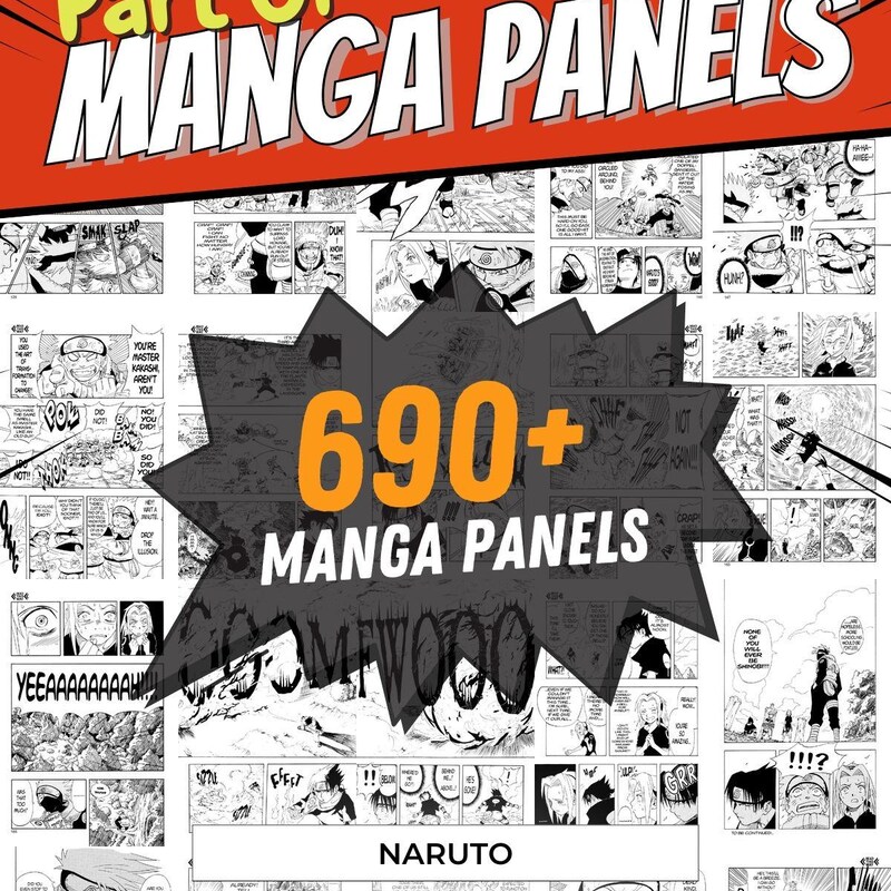 Naruto Manga Panels - Etsy