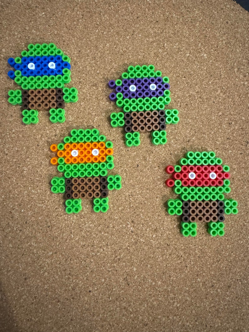 Perler Bead Keychains - Etsy