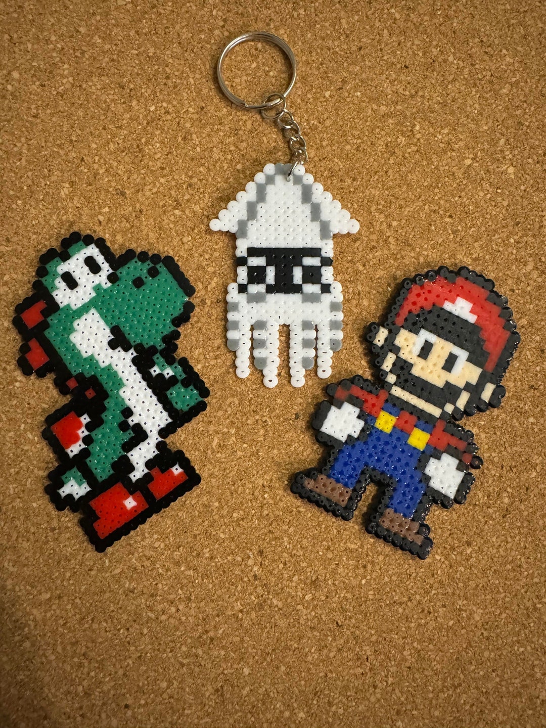 Perler Bead Keychains - Etsy