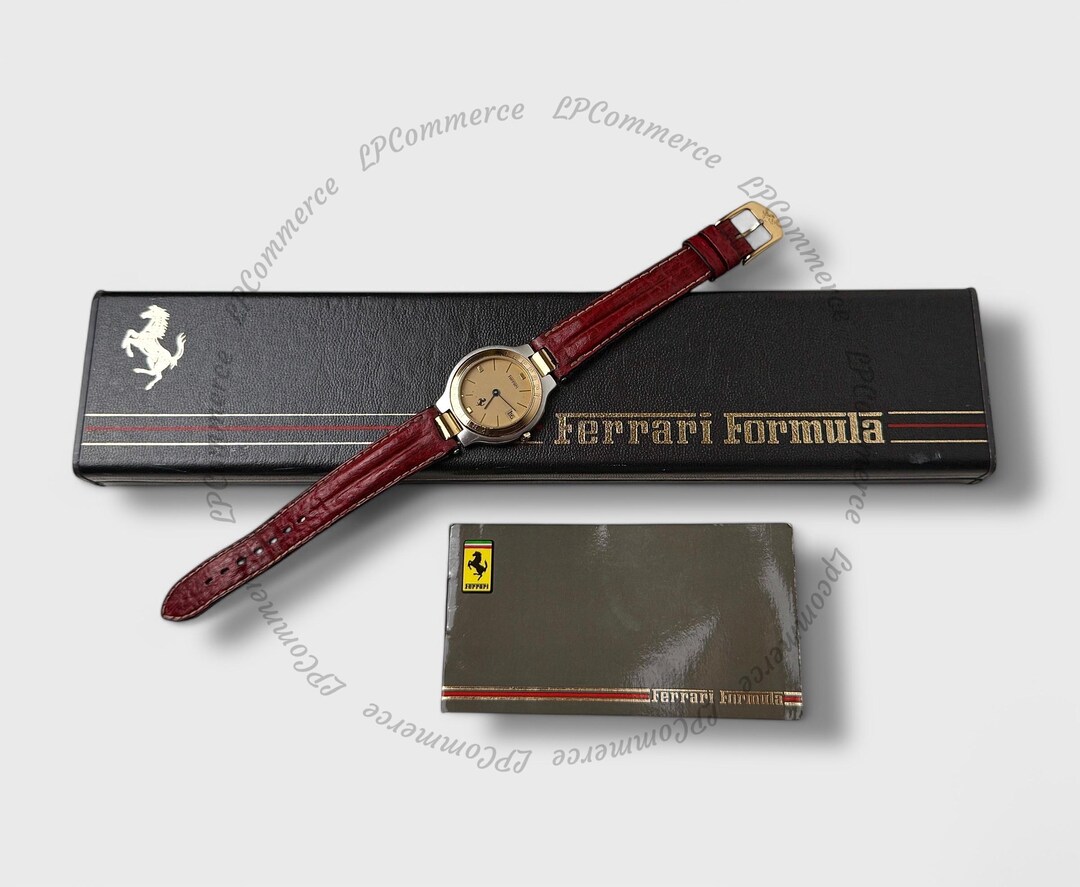 Ferrari Formula F40 80's Vintage 28mm Watch Clock 328 308 Dino - Etsy