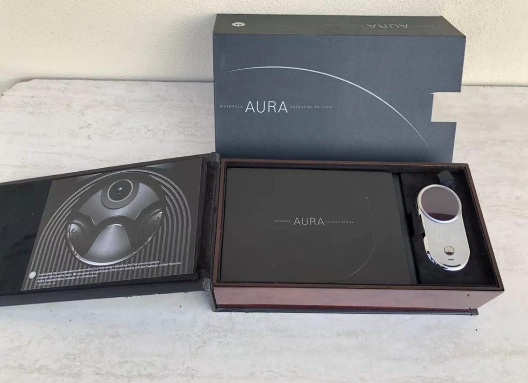 Motorola Aura Celestial Limited Edition Apollo 11 Phone Omega ...