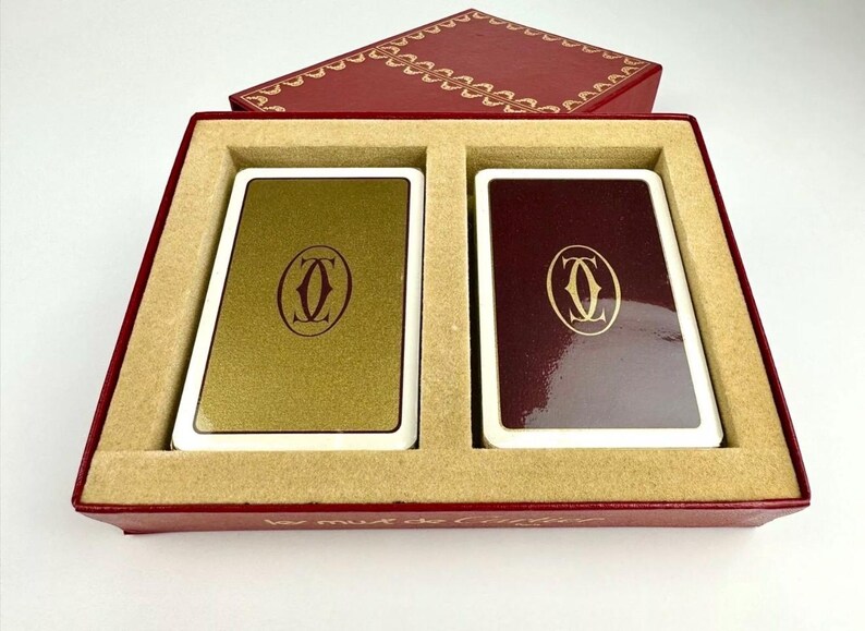 Playing Cards Poker Cartier Bridge Playing Cards Box Unsed 1980 ...