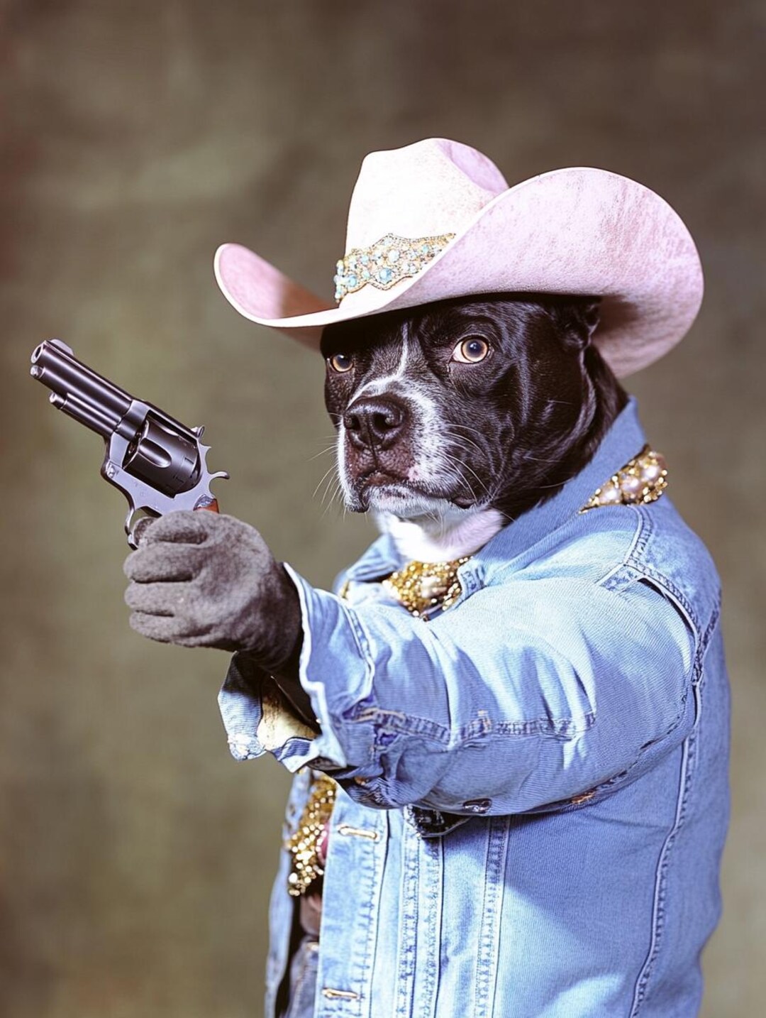 Custom Retro Western Pet Portrait – 70s Style Dog or Cat Art - Etsy