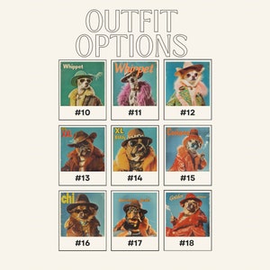 Custom 70s Retro Pet Portrait, Iconic Fashion Dog Portrait, Pet Gift ...