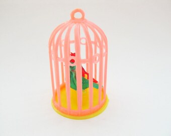 Pink bird cage | Etsy