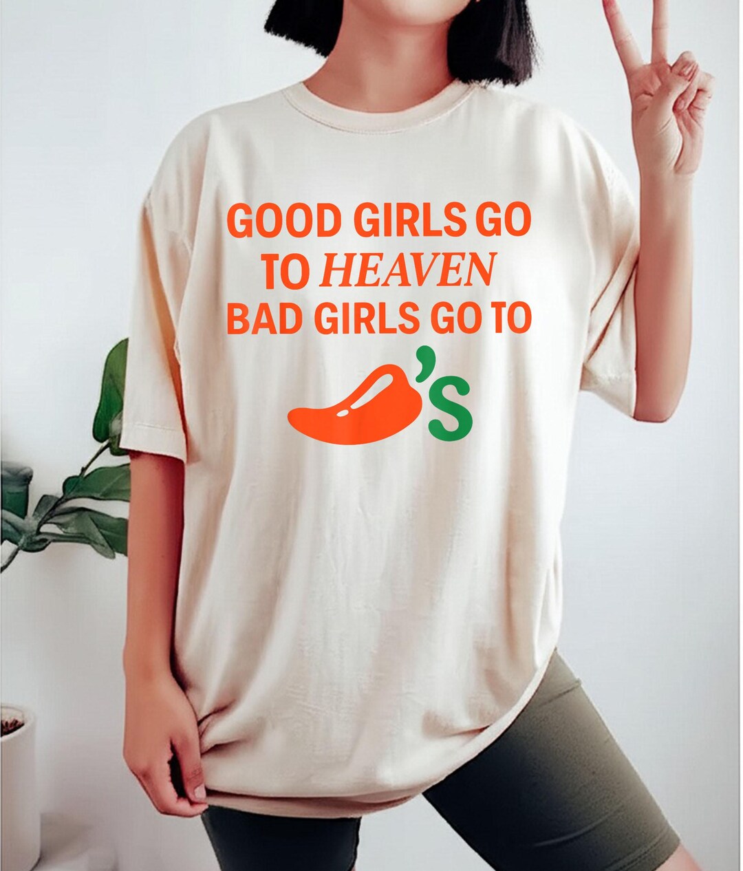 Good Girls Go to Heaven Bad Girls Go to Chilis Joke Funny Shirt,chilis Restaurant Tee - Etsy