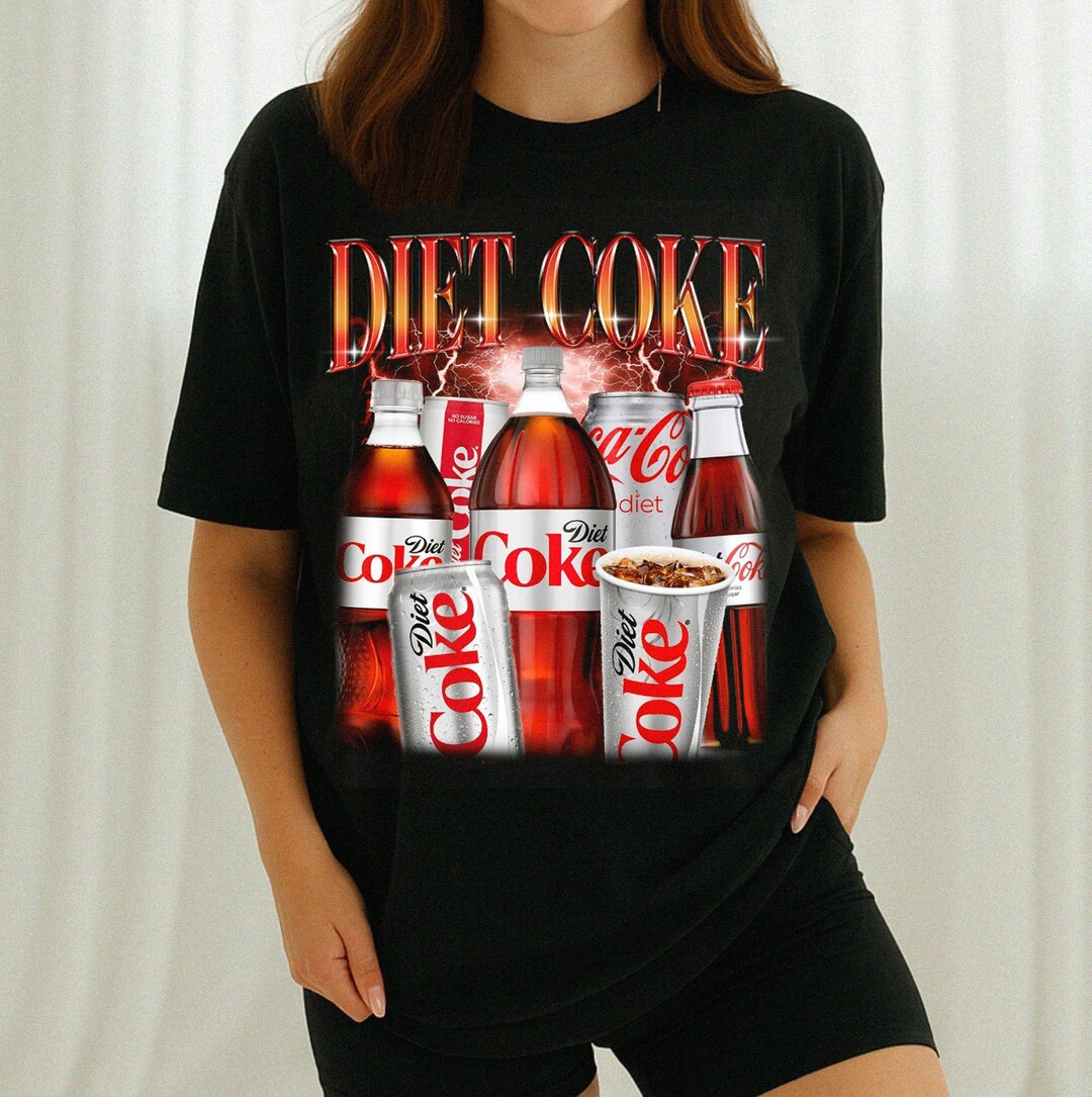 Vintage Diet Coke Bootleg Shirt, Soda Lover Tee - Etsy