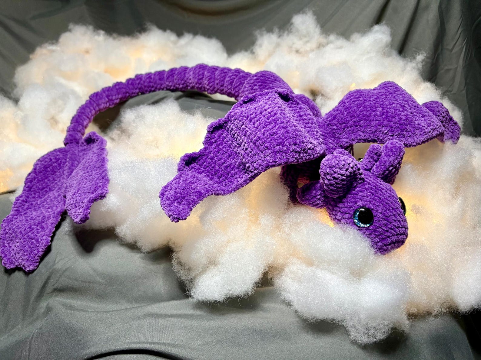 Nightshade Dragon Crochet Plushie - Etsy