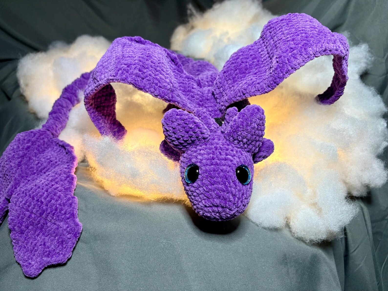 Nightshade Dragon Crochet Plushie - Etsy