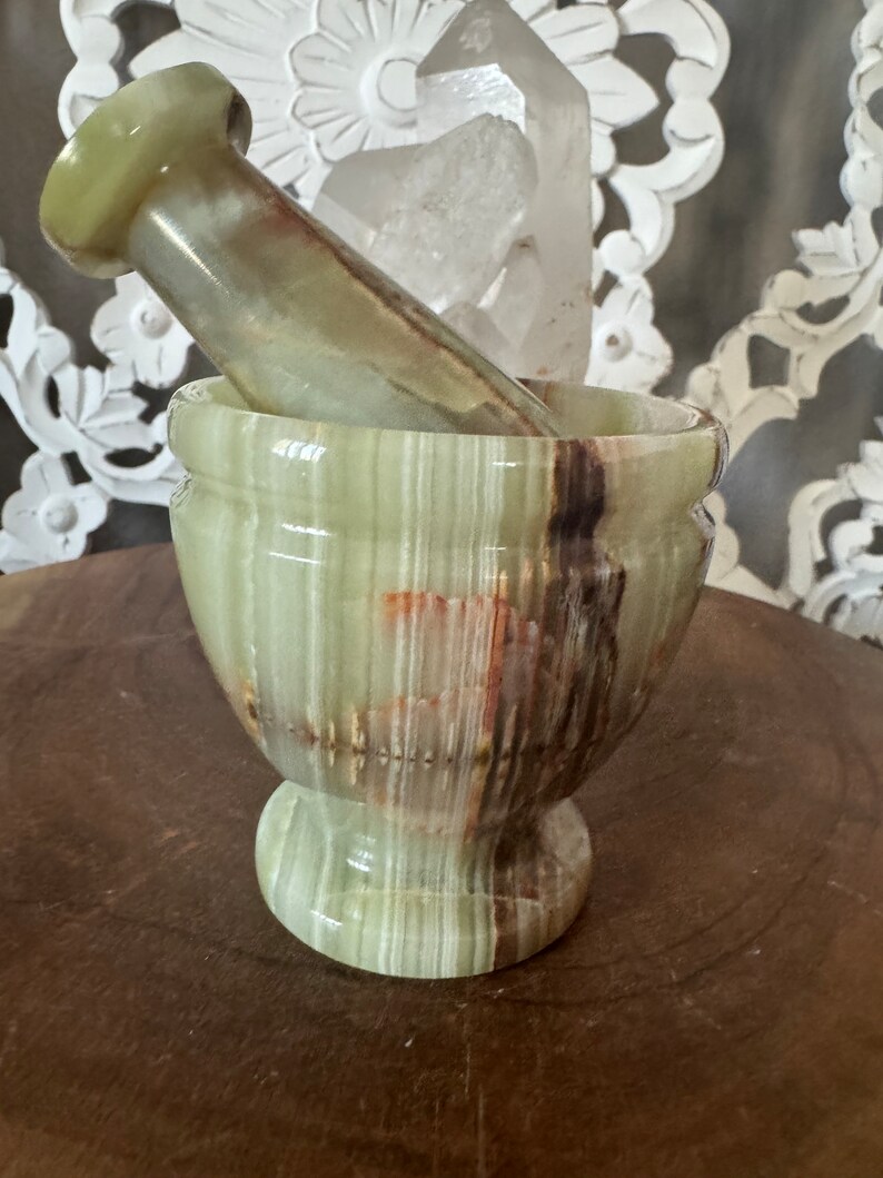 Afghan Jade Mortar and Pestle Set - Etsy