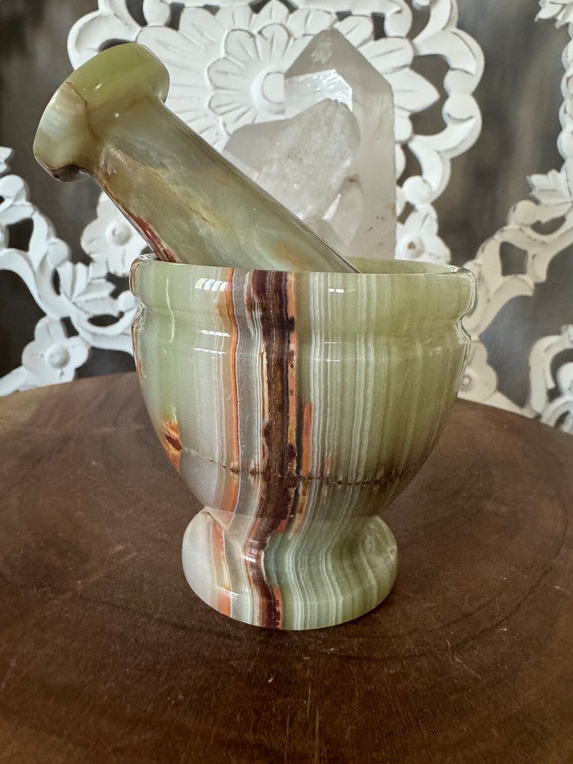 Afghan Jade Mortar and Pestle Set - Etsy