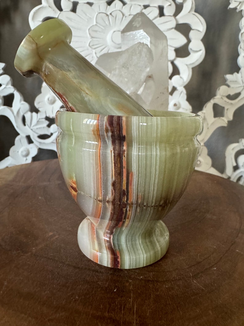 Afghan Jade Mortar and Pestle Set - Etsy