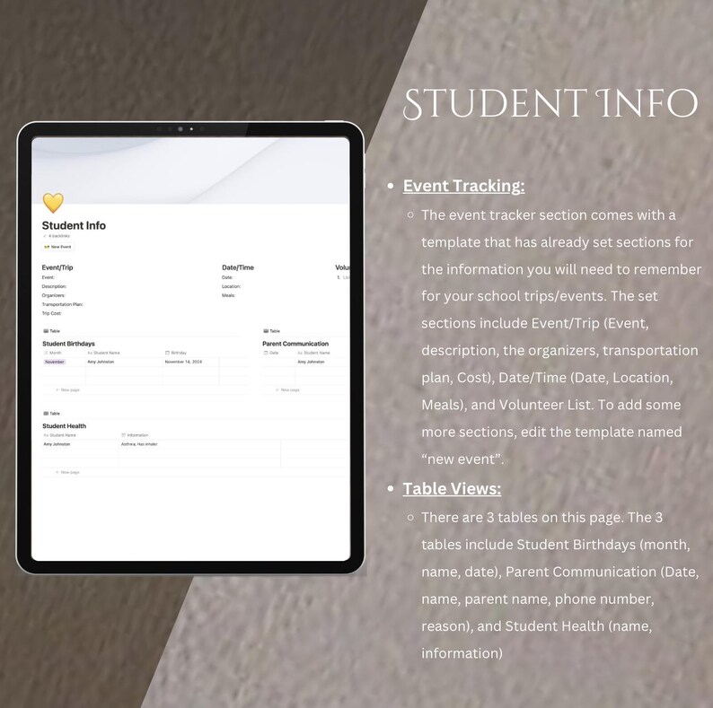 Notion Teacher Planner Template: Lesson Plan Dashboard (digital ...