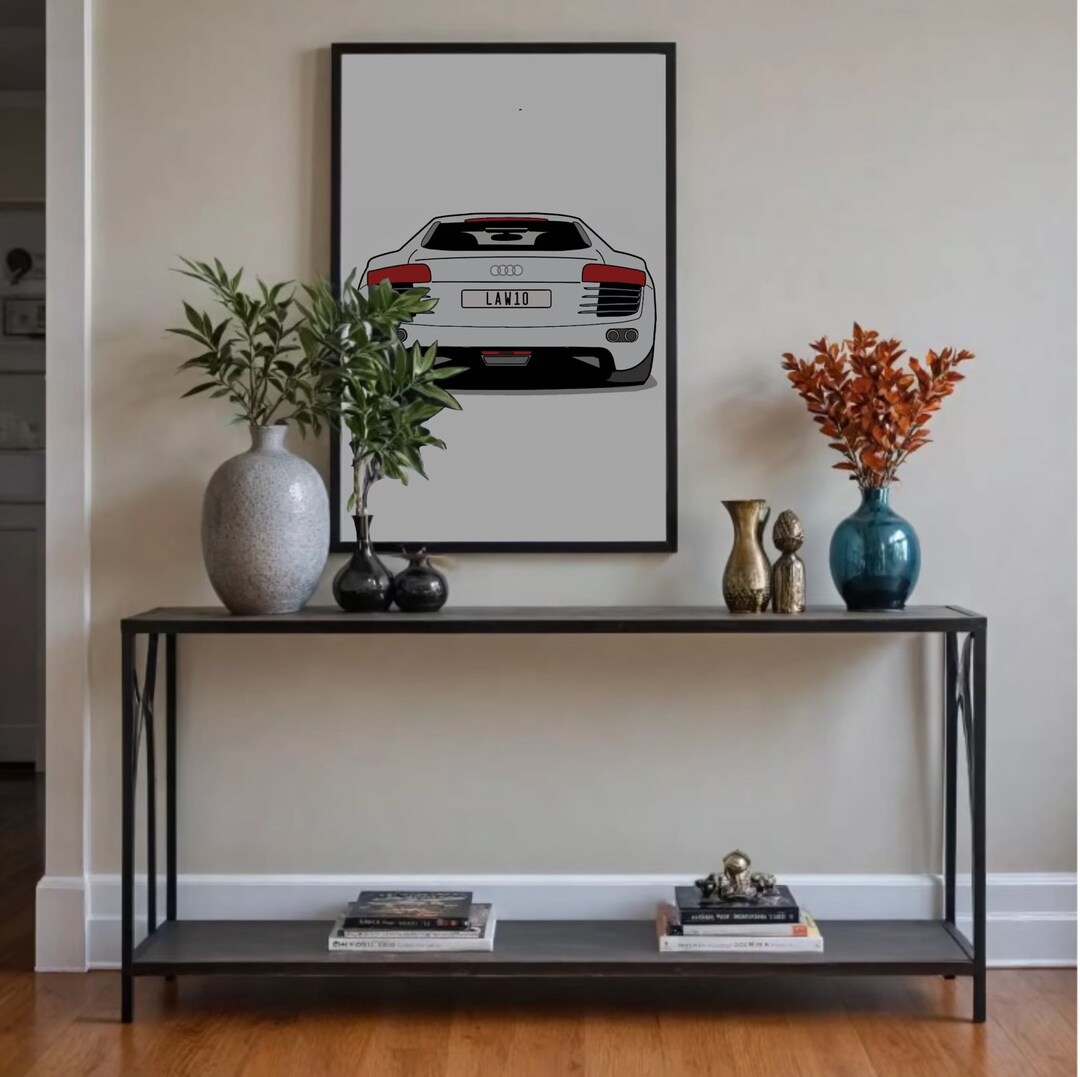 Digital Print Wall Art Decor Afghan Funny Lawda Law10 Audi Rear - Etsy