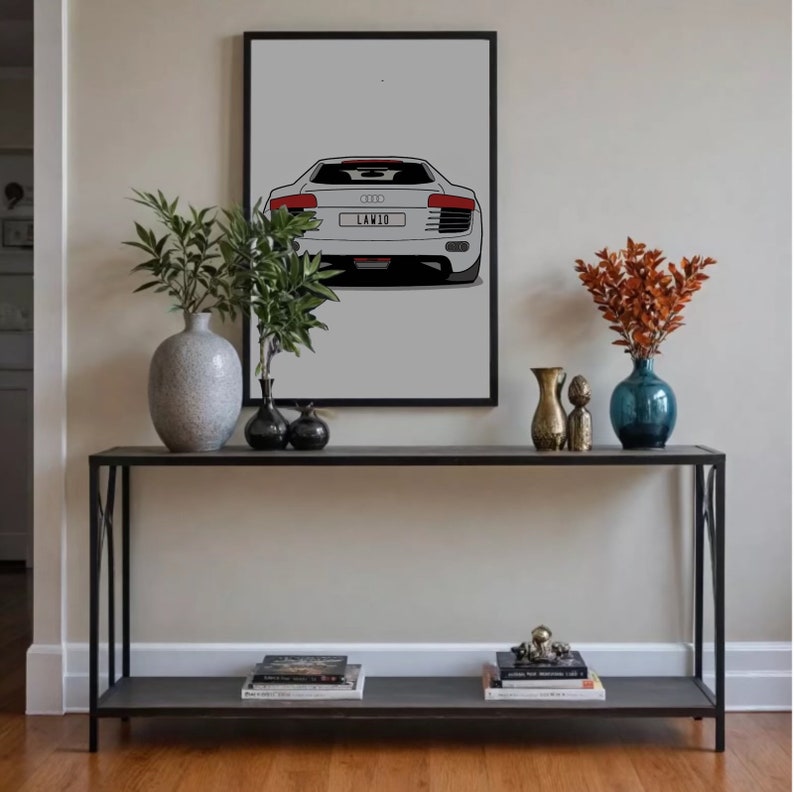 Digital Print Wall Art Decor Afghan Funny Lawda Law10 Audi Rear - Etsy